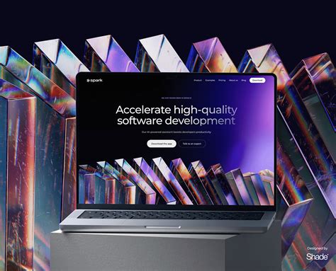 Spark Ai Software Tech Website Uiux Web Design Behance