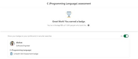 Akshat Seth On Linkedin Linkedinskillassessment Language