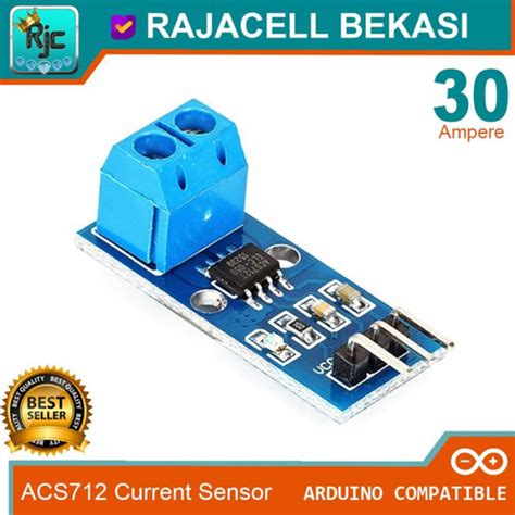 Jual Acs712 Current Sensor 30a Current Sensor Arus For Arduinoo Kota