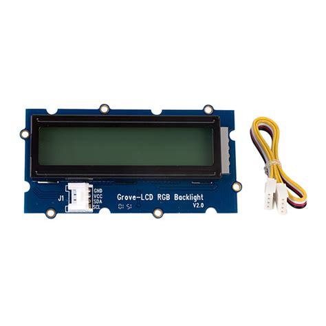 seeed 104030001 grove 16x2 lcd display rgb backl rapid electronics