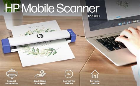 Hp Small Usb Document And Photo Scanner For Portable 1 Sided