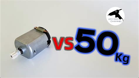 Моторчик 6V поднимает 50 КГ | DIY Моторчик | 6V motor raises 50 KG ...