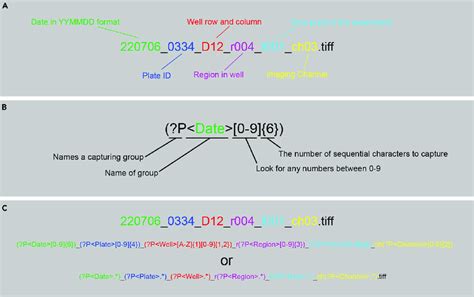 example of file naming for effective capture of metadata via regular