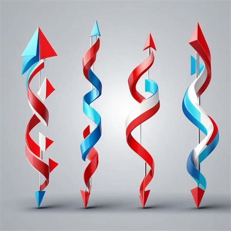 Curved Arrow Icon Vector Set AI Generative Premium AI Generated Image