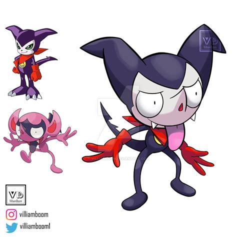 Impidimp X Impmon By Villiamboom On Deviantart