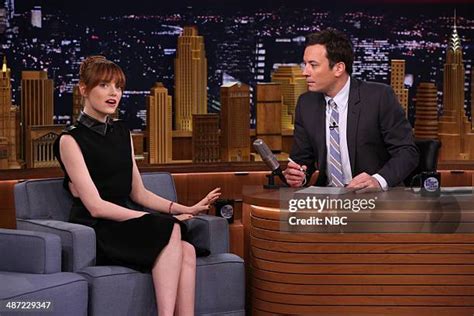 146 Jimmy Fallon Emma Stone Photos And High Res Pictures Getty Images