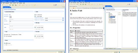 component definition editor and project documentation editor in