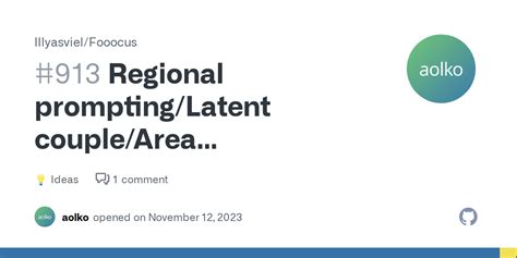 regional prompting latent couple area composition · lllyasviel fooocus