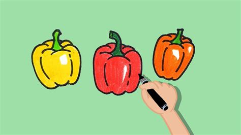 귀여운 파프리카 삼총사 그리기 랄라제이의 파프리카손그림 강좌 Youtube