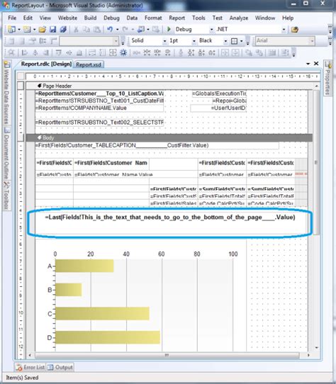 Placeinbottom In Rdlc Layout Think About It