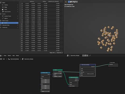 Geometry Nodes Sample By Weighted Distance And Sample Nearest That