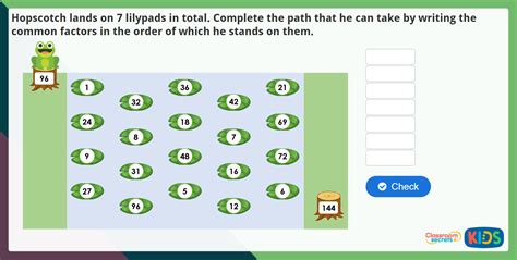 Year 5 Common Factors Lesson Classroom Secrets Classroom Secrets