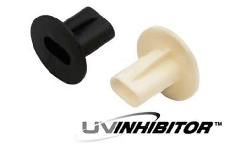 Steren Dual Rg6 Feed Through Bushing Black
