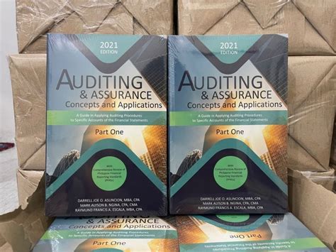Auditing And Assurance Concepts And Applications Part One 2021 Edition By Asuncion Ngina And