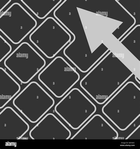 Computer Key Top View Stock Vector Images Alamy