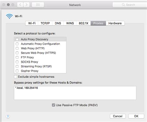 How To Set Proxy Settings On A Mac Os Proxiesforrent