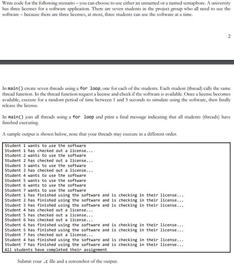 solved write code for the following scenario you can