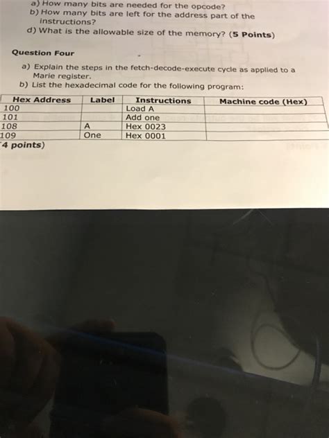 solved a how many bits are needed for the opcode b how