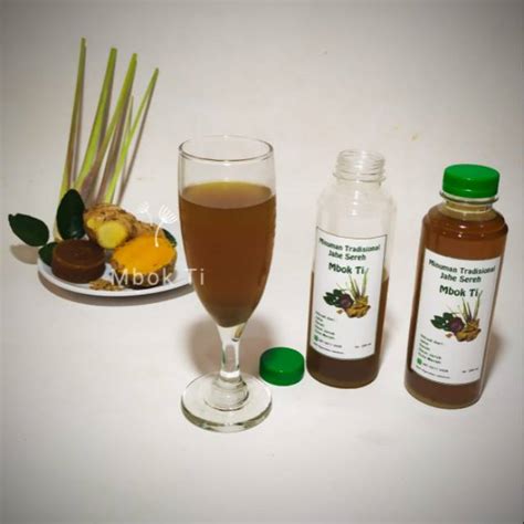 Jual Minuman Jamu Jahe Sereh Mbok Ti Paulina 250ml Shopee Indonesia