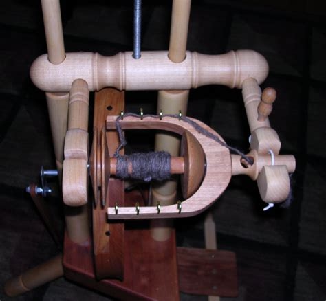 Dougs Wood Castle Spinning Wheel