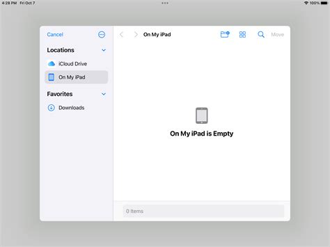 Swift Why Is The Fileexporter Move Button Disabled On Ios161 Stack