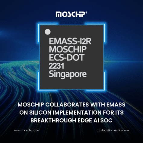 Moschip Collaborates With Emass On Silicon Implementation