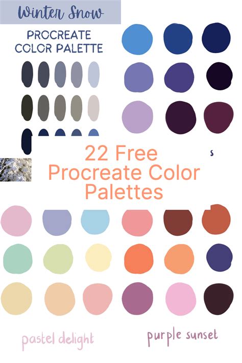 Free Procreate Color Palettes Artofit