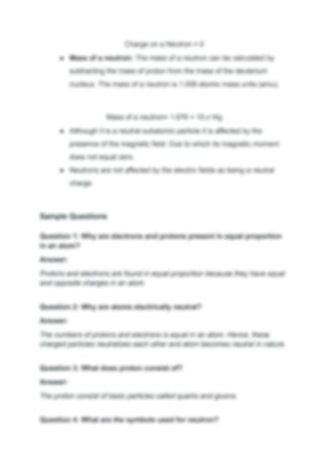 SOLUTION What Is An Atom Definition Structure Parts Studypool