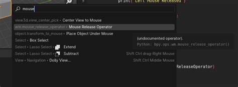 How To Set Up Mouse Input Events In Blender 40 Python Support