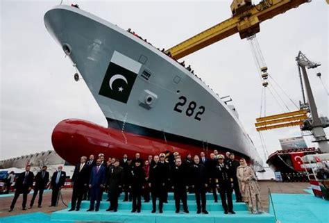 Launched The Third Milgem Class Corvette For The Pakistan Navy ВПК Name