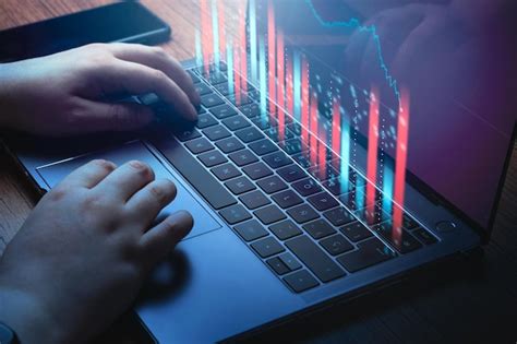 Premium Photo Woman Analyzing Digital Growth Graph Chart Finance And