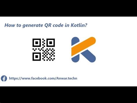 How to generate QR code in Kotlin - YouTube