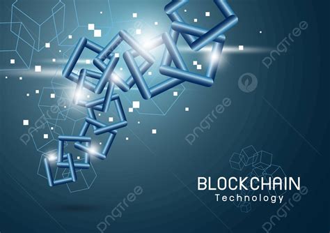 Blockchain Technology Background Vector Illustration Pixel Currency