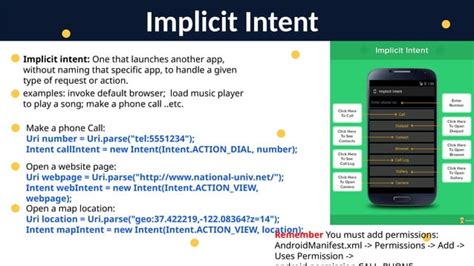 Lecture 5 Android Routing Using Intentspptx