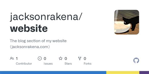 Github Jacksonrakena Website The Blog Section Of My Website Jacksonrakena