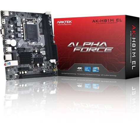 Board Arktek Hdmivga Socket 1150 Intel Ddr3 4ta Gen H81 Generico