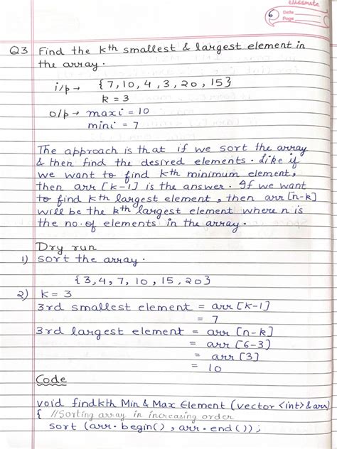 Find Kth Maximum And Minimum Element In Array Pdf