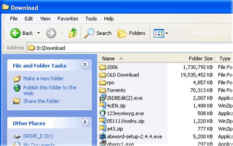 Folder Size Tool Oseful