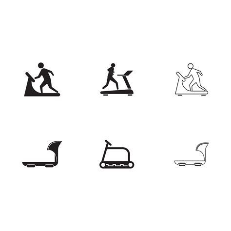 Treadmill Machine Icon Vector Art At Vecteezy