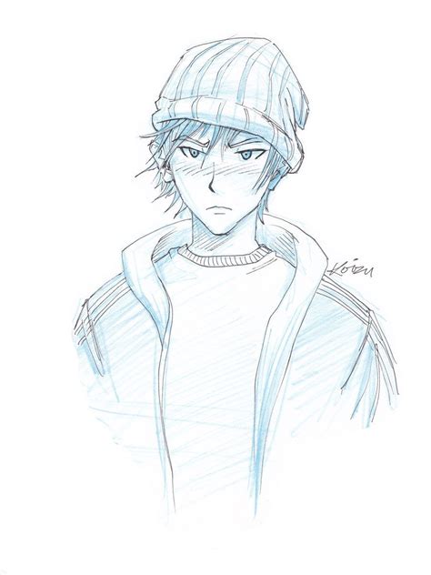 Anime Wearing Beanie
