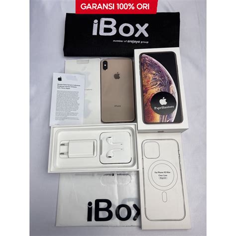 Jual IP Xs Max Ibox 64GB 256GB Like New JAMINAN ORI Garansi 1 TAHUN Shopee Indonesia