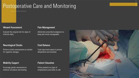 Postoperative Care And Monitoring Craniotomy Ppt Graphics Acp Ppt