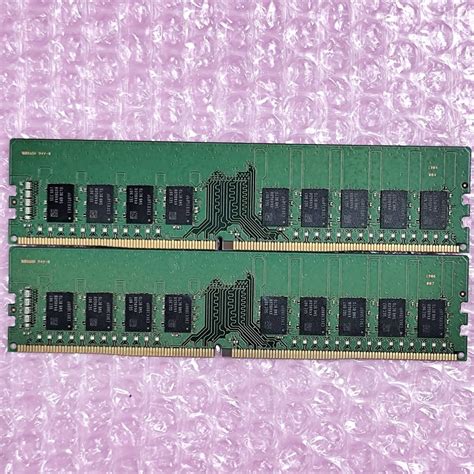 Yahoo オークション 【ecc Unbufferedメモリ】samsung Ddr4 2666 16g