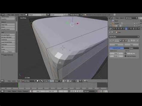 Blender Tips How To Make A Rounded Cube YouTube Blender Tutorial Blender D Blender