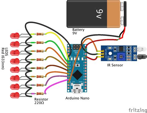 Persistence Of Vision Pov Display Using Arduino 11 Steps With Pictures Instructables