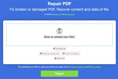 Repair PDF Files Online For Free Fix PDF Recover Corrupted Data
