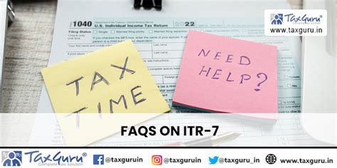 FAQs On ITR 7