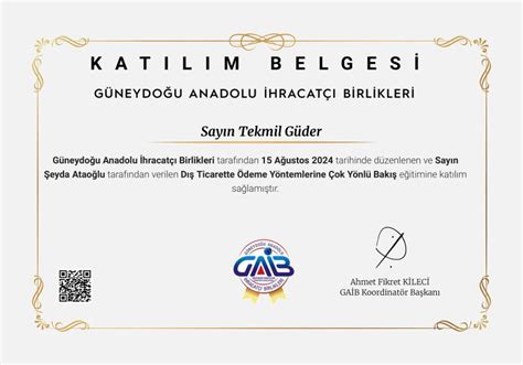 Tekmil Güder On Linkedin Şeyda A Gaİb GÜneydoĞu Anadolu İhracatÇi
