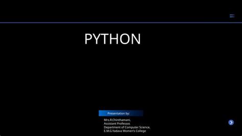 python dictionary concept r chinthamani pptx