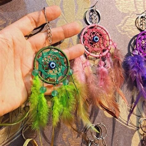 خرید و قیمت جاسویچی دستباف جا سویچی دریمکچر جاسویچی چشم نظر اویز ماشین